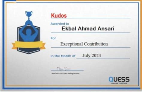ekbal ahmad ansari on linkedin thankyou
