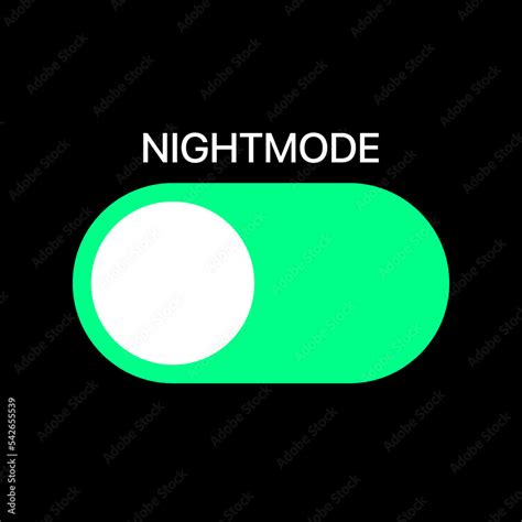 Vector Day Night Switch Mobile App Interface Design Concept Dark Mode Switch Icon Day And