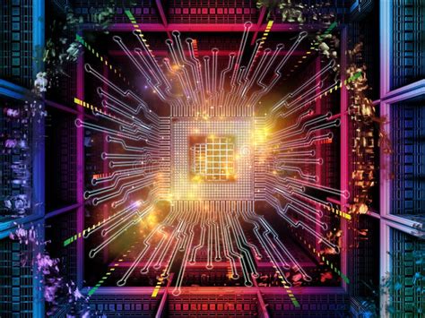 Synergies Of Digital Processor Stock Illustration Illustration Of Layout Design 110165269