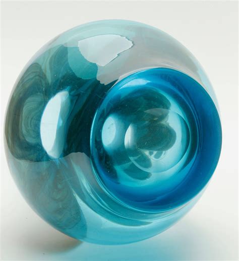 Hand Blown Handle Art Glass Pitcher With Agate Colored Swirls For Sale