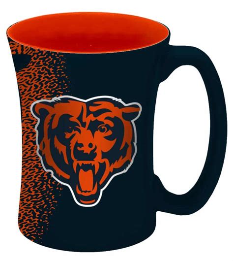 Chicago Bears 14 Oz Mocha Coffee Mug Detroit Game Gear