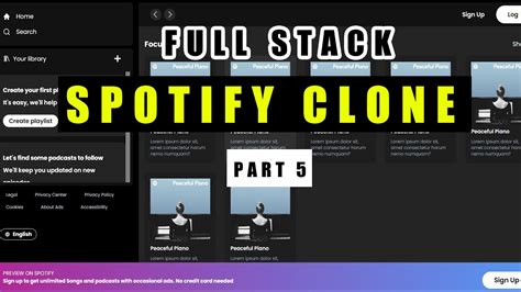 Spotify Clone With Reactjs And Nodejs Tutorial 5 Youtube