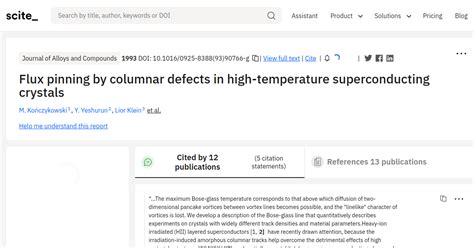 Flux Pinning By Columnar Defects In High Temperature Superconducting Crystals Scite Report