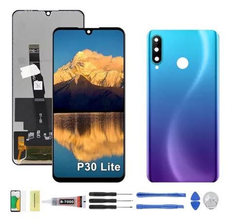 Pantalla Para Huawei P30 Lite 24mpx Mar lx3am Y Tapa Trasa Meses sin interés
