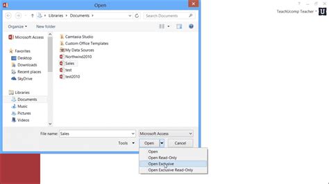 Blog SetAPasswordOnAnAccessDatabase TeachUcomp Inc