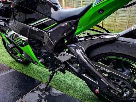 Kawasaki Zx10r 2016 2024 Carbon Fiber Swingarm Covers