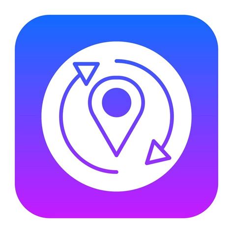 Premium Vector Refresh Location Icon