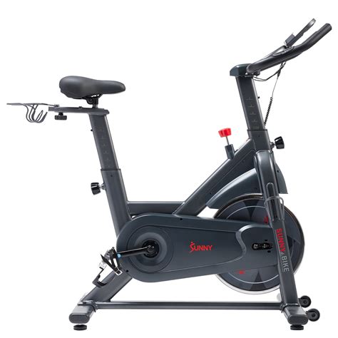 Sunny Health Fitness Indoor Exercise Bike With Device Mount And