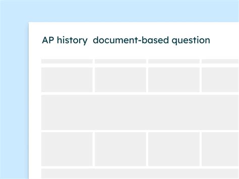 AP U S History DBQ Rubric