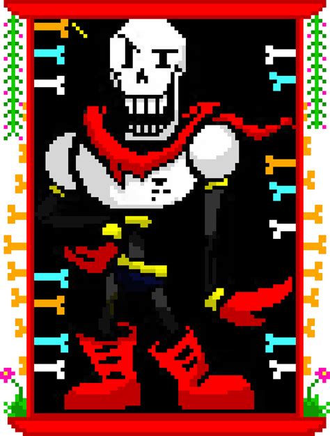 Papyrus Pixel Art Dojo Pixels Pixel Art Maker
