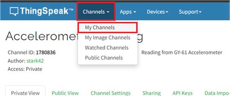 Setup Thingspeak With Esp Dht Techeonics