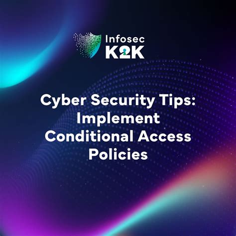 Infosec K2k On Linkedin Conditional Access Is A Key Part Of Any Cyber Security Strategy By…