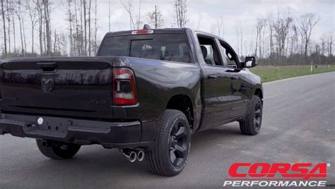 Corsa Performance 2019 Ram 1500 Rebel 57l V8 Side Exit Catback