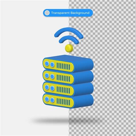 Premium Psd 3d Rendering Server Devices