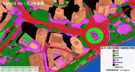 土地利用分类图购买 基于0 3米分辨率卫星图自动提取的土地利用分类图