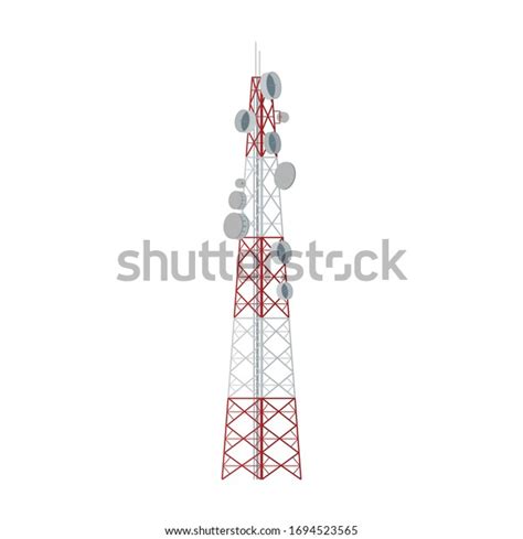 라디오 타워 벡터 아이콘흰색 배경 라디오 스톡 벡터로열티 프리 1694523565 Shutterstock