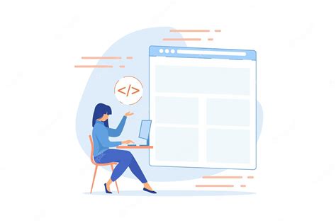 Premium Vector Spa Web Page Web Development Trend App Inside A Browser Dynamically