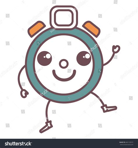 Chronometer Timer Kawaii Character Stock Vector Royalty Free 682133572 Shutterstock