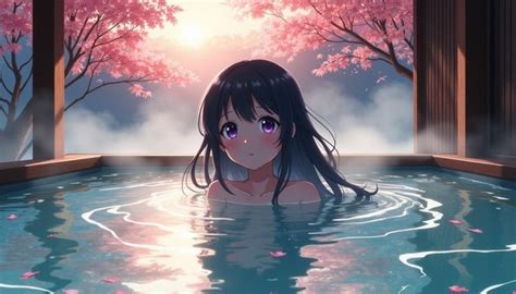 Anime Girl Bath Water