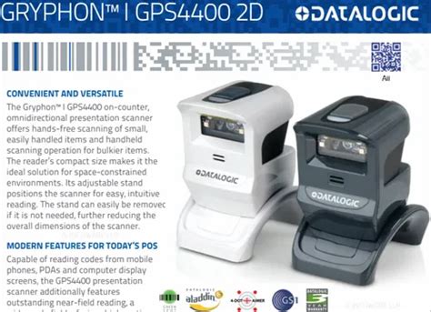 Wired Corded Datalogic Barcode Scanner Scan Speed Motion Tolerance Good D Area Imager At