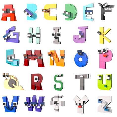 Alphabet Lore 26 Letters Joy Bricks