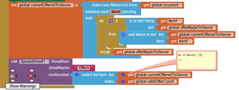 Read With Exact Filter Works On Columns Can It Also Work On Rows MIT App Inventor Help