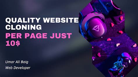 clone any landing web page using html css and javascript by umar ali