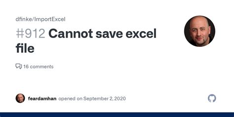 cannot save excel file · issue 912 · dfinke importexcel · github