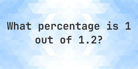 What Is 112 As A Percent Calculatio