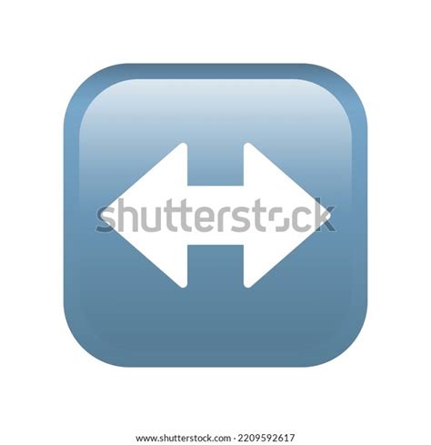 Left Right Arrow Button Emoji Icon Stock Vector Royalty Free 2209592617 Shutterstock