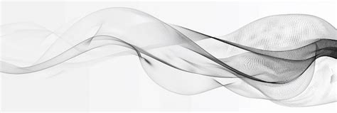 Abstract Vector Lines With Lots Of Empty Space On White Background Premium Ai Generated Image