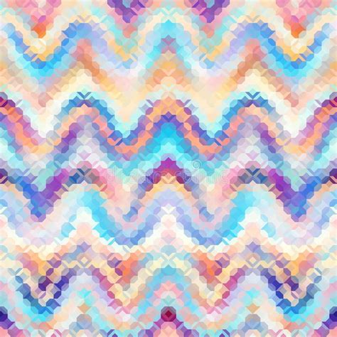 Geometric Abstract Pattern In Low Poly Style Tileable Image Stock Illustration Illustration