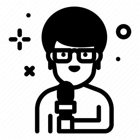 Journal Female Interview News Icon Download On Iconfinder