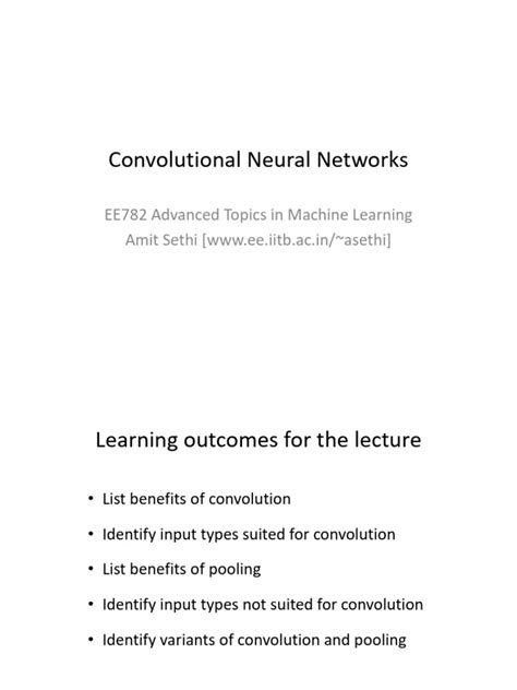 03 convolutional neural networks pdf image segmentation cognitive science