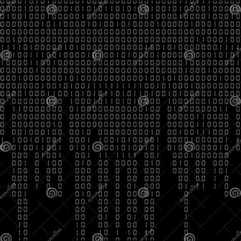 Vector Streaming Binary Code Background Data And Technology Decryption And Encryption Stock