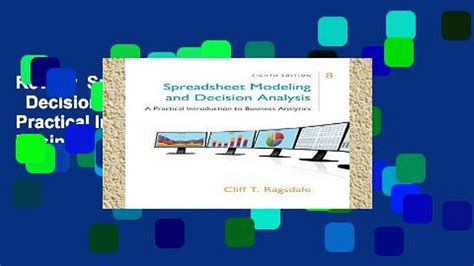 Spreadsheet Modeling With Review Spreadsheet Modeling Decision Analysis A Practical — Db