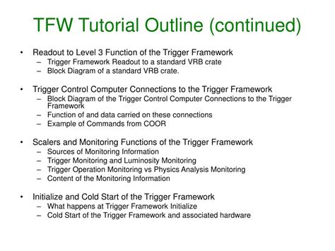 ppt trigger framework tutorial powerpoint presentation free download