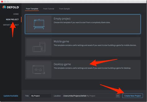 Creating Your First Project In Defold DevGa Me Creating Your First Project In Defold DevGa Me