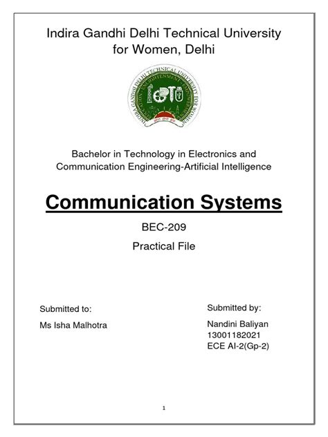 Cs File 1 Pdf Modulation Amplifier