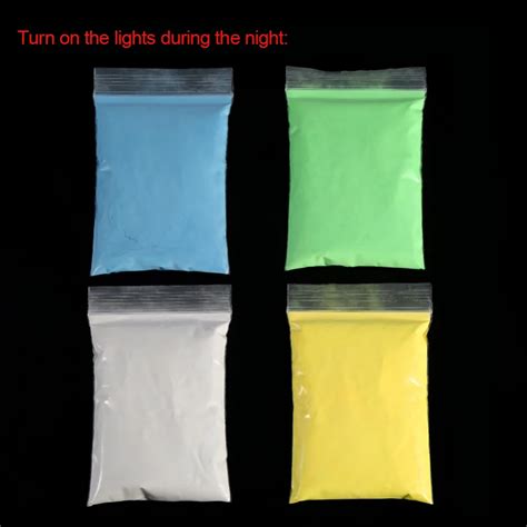 12 Цветов зеленые люминофоры краски фотолюминесцентный порошок яркий ...