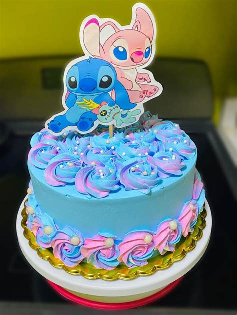 Stitch Cake En 2022 Pasteles Divertidos Dulces Tortas