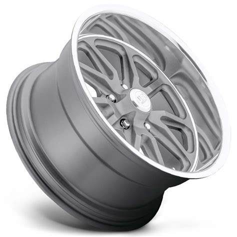 Us Mags U111 Rambler Matte Gunmetal W Diamond Cut Lip Wheels