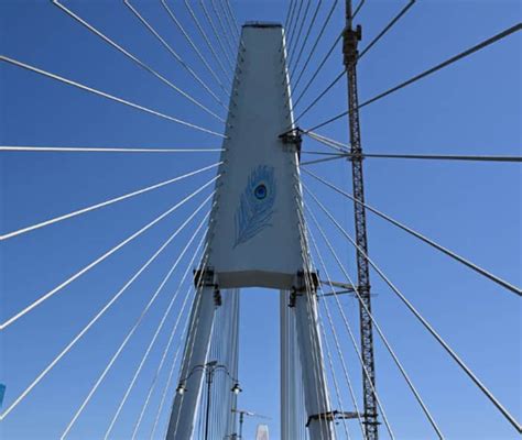 In Pics Pm Modi Inaugurates Sudarshan Setu Indias Longest Cable Stayed Bridge