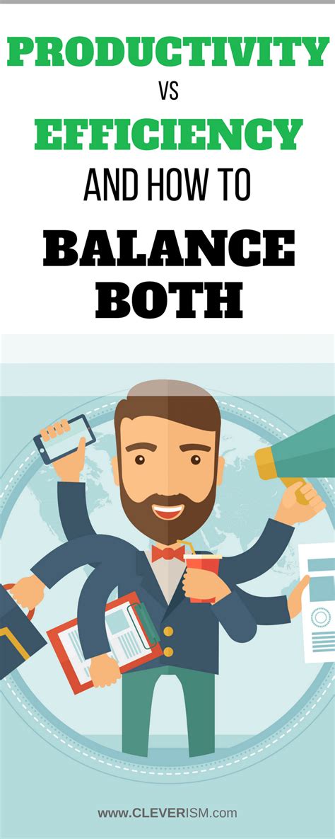 Productivity Vs Efficiency And How To Balance Both Cleverism
