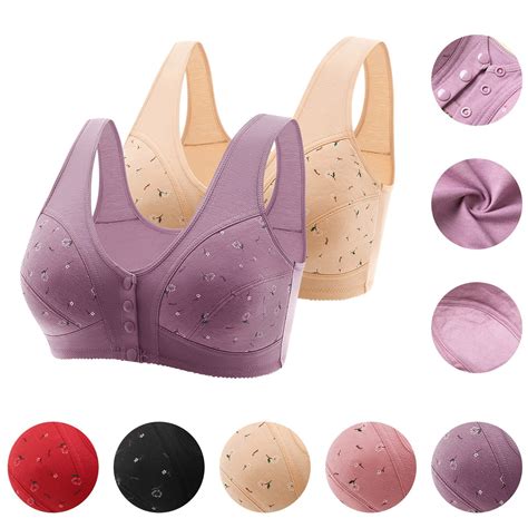 Herrnalise 2pc Daisy Bras For Older Women 2024 Summer Comfortable
