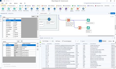 Solved Summarize Tool Ignornig The Actions Selected And P Alteryx