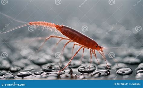 Microscopic View Krill Small Shrimplike Stock Video Video Of Krill Crustacean 297222611