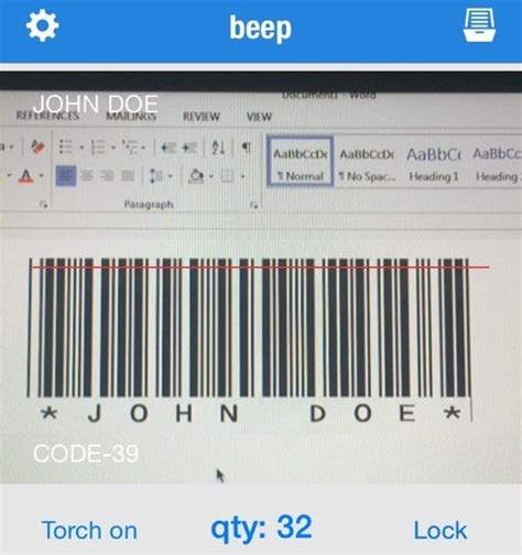 Use Microsoft Word As A Barcode Generator