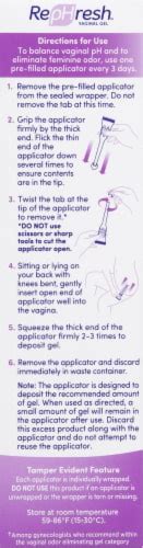 Rephresh Vaginal Gel Ph Balancing And Odor Eliminating 4 Ct King Soopers