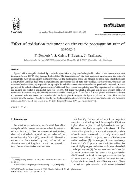 Pdf Effect Of Oxidation Treatment On The Crack Propagation Rate Of